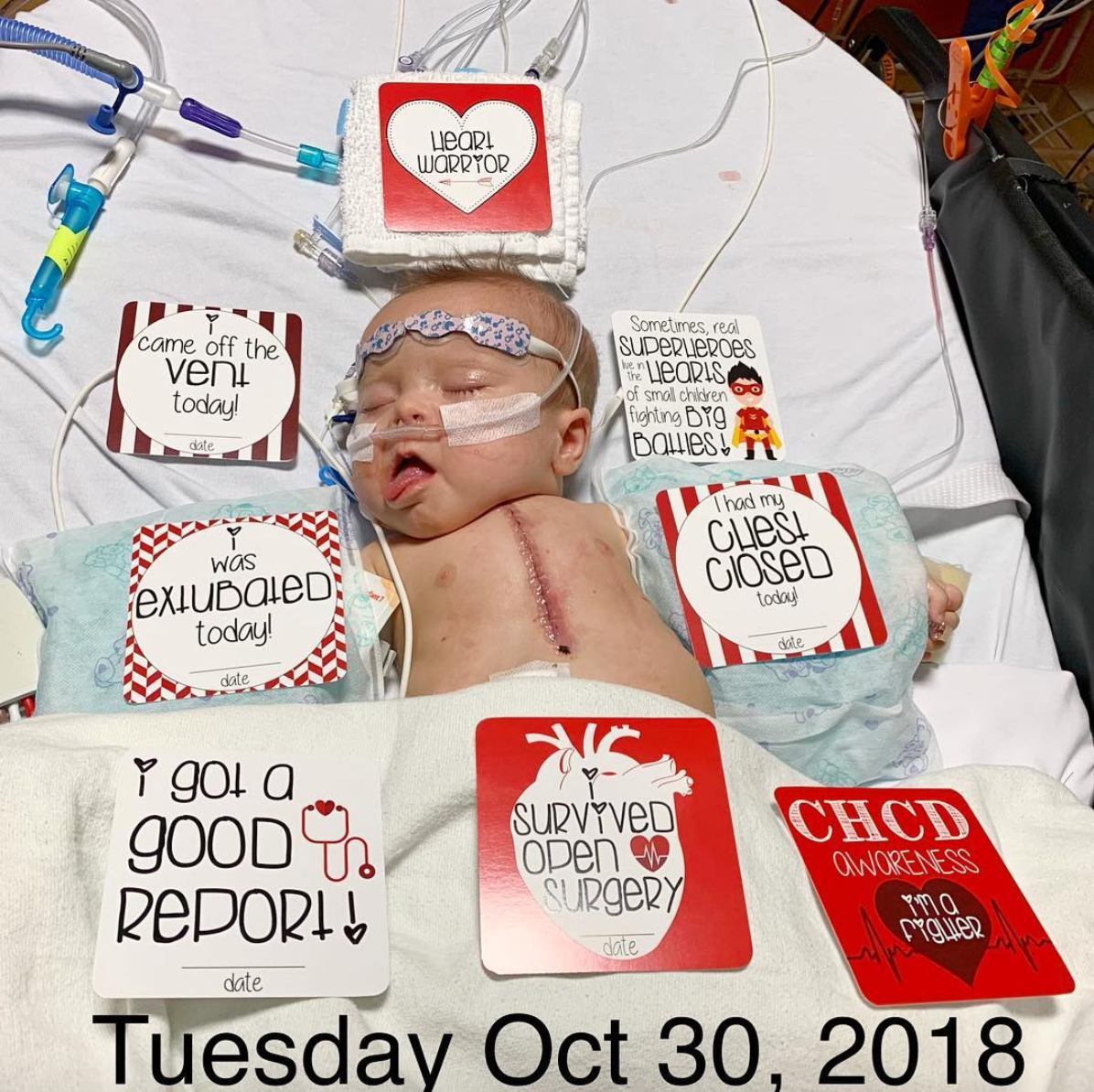 CHD Heart Warrior Plastic Moment Cards – Three Little Tots