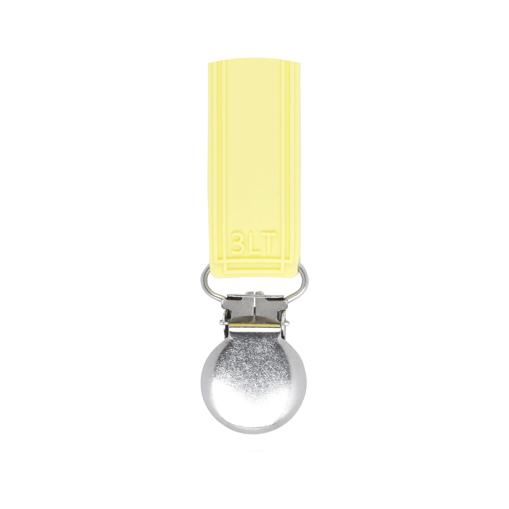 Classic Baby Yellow All Silicone Modern Pacifier Clip Designed in the ...