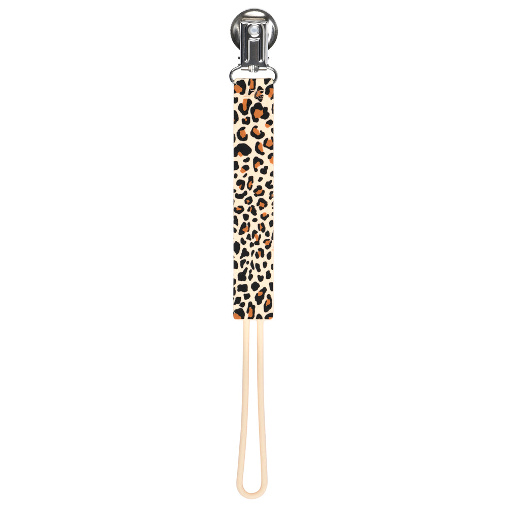 Leopard Silicone Pacifier Clip – Three Little Tots