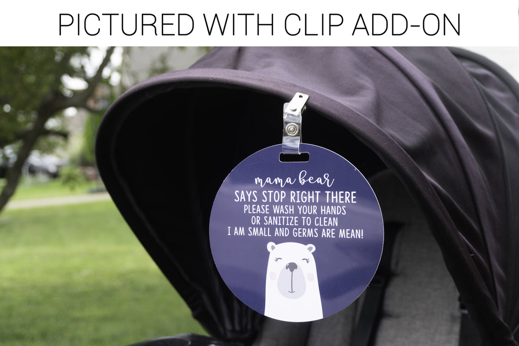 Don't touch my baby Car Seat Sign – Three Little Tots