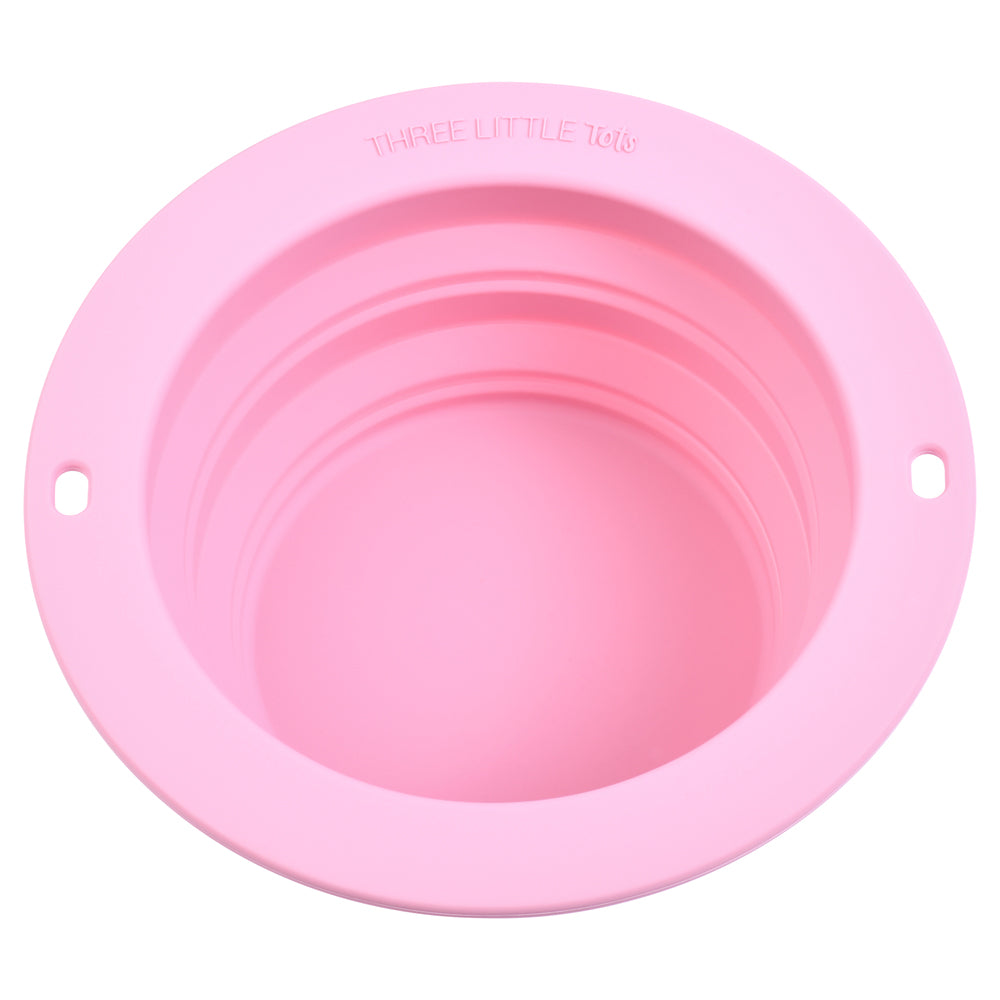 Rose Collapsible Bowl for Travel or Home – Three Little Tots